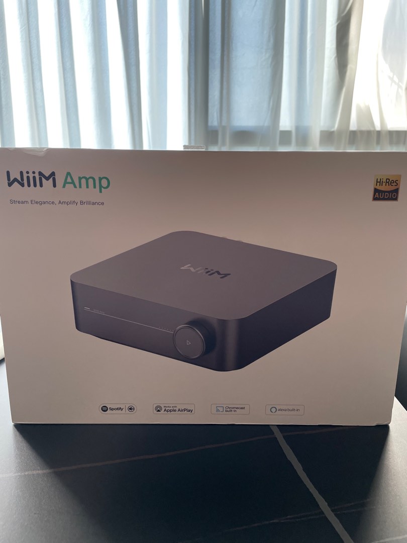 WiiM AMP All in One Streamer and Integrated Amplifier, Power Amplifier ...