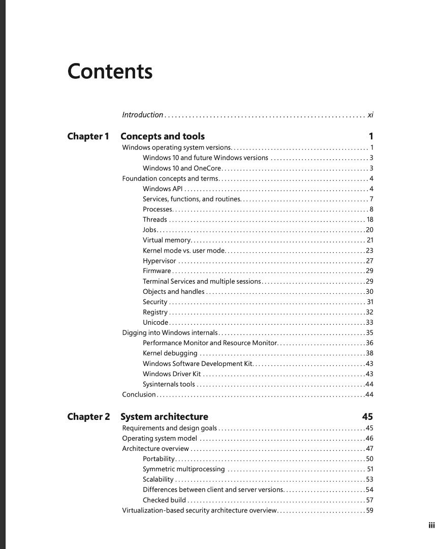 Windows Internals Seventh Edition Part 1 System architecture, processes, threads, memory ...
