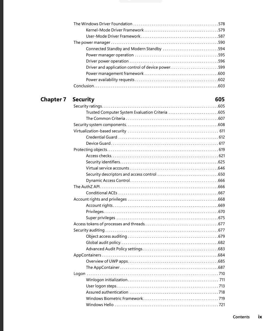 Windows Internals Seventh Edition Part 1 System architecture, processes, threads, memory ...