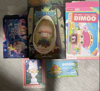 DIMOO BY YOUR SIDE SERIES-PENDANT POPMART / FULL SET / SINGLE BLIND BOX ...