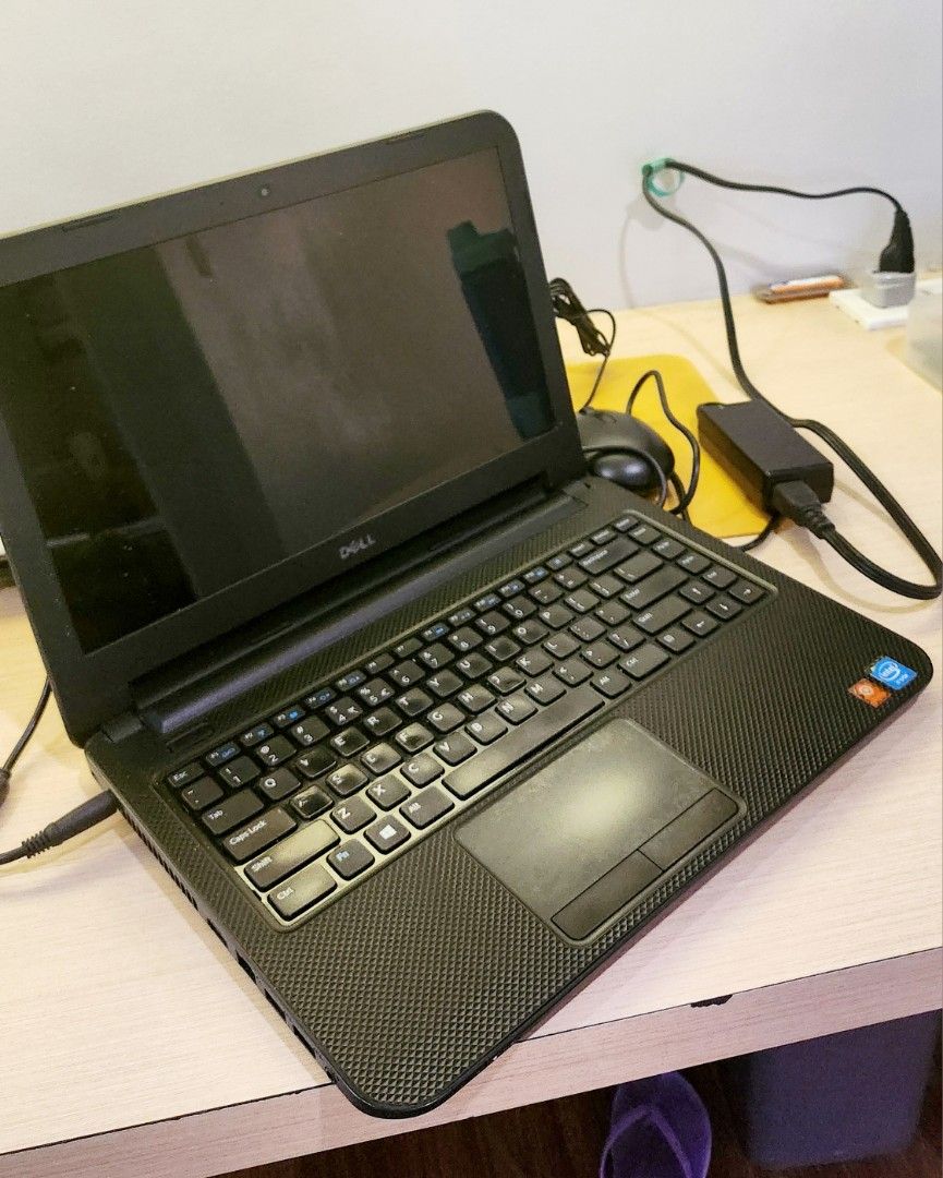 14in Dell Inspiron & Japanese Leather Heavy Duty Laptop Backpack ...