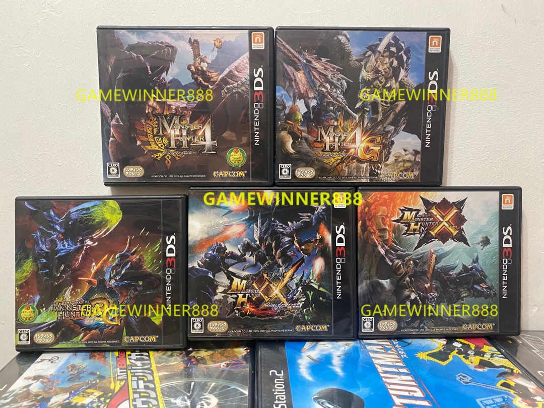 《今日快閃價》（中古二手）日版 3DS遊戲 魔物獵人 大全集 / 怪物獵人 大全集 / 怪物獵人XX + 怪物獵人X + 怪物獵人4 + 怪物獵人4G + 怪物獵人3G / Monster ...