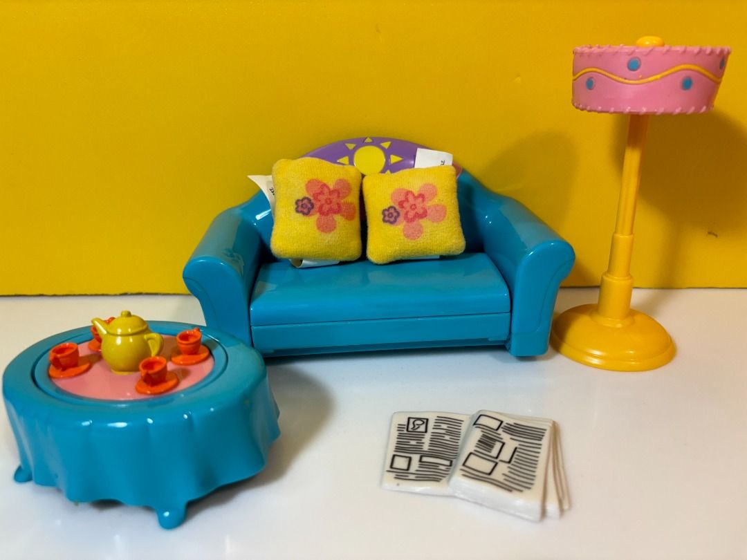 ＃女王節優惠！愛探險的朵拉 翻轉茶桌 沙發床閱讀遊戲組全套Dora The Explorer Living Room Furniture ...