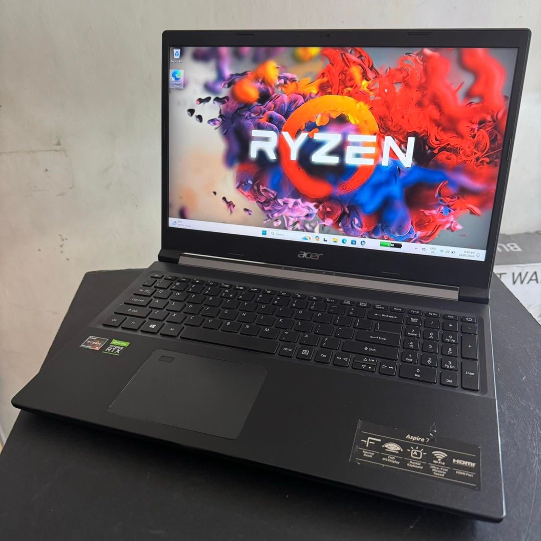 Acer Aspire 7 15inch FHD / Backlit kboard / AMD Ryzen 5-5500u 12cpu ...