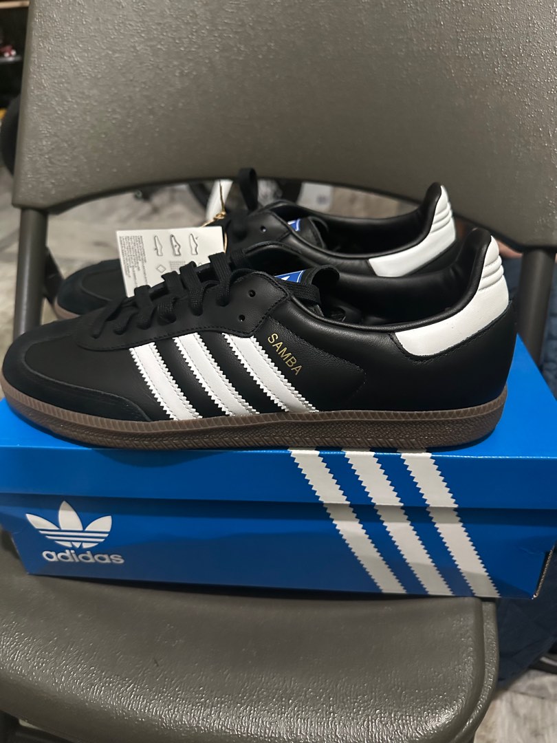 Adidas Samaba OG black, Men's Fashion, Footwear, Sneakers on Carousell
