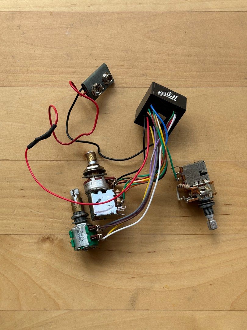 Aguilar OBP-3 3-band onboard bass preamp, Hobbies & Toys, Music & Media, Music Accessories on ...