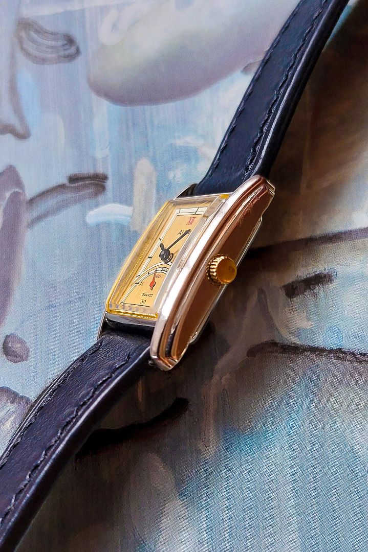 Alba 'Art Deco' Tank Quartz Dress Watch, Women's Fashion, Watches ...