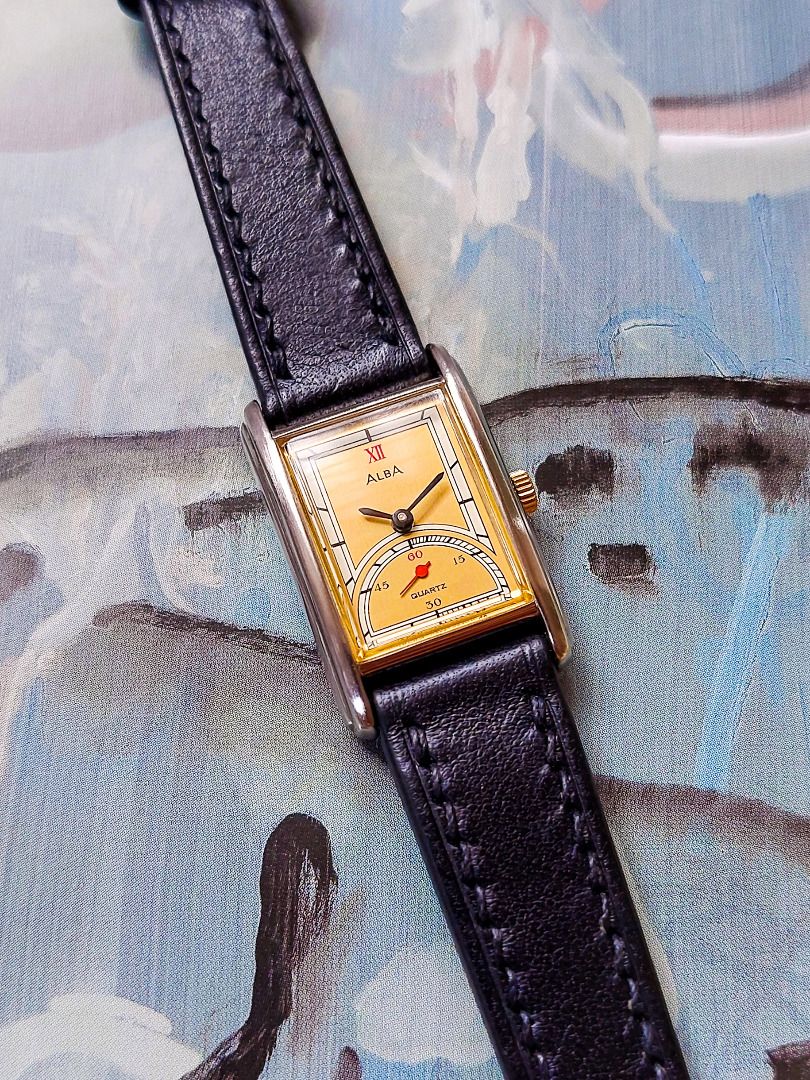 Alba 'Art Deco' Tank Quartz Dress Watch, Women's Fashion, Watches ...