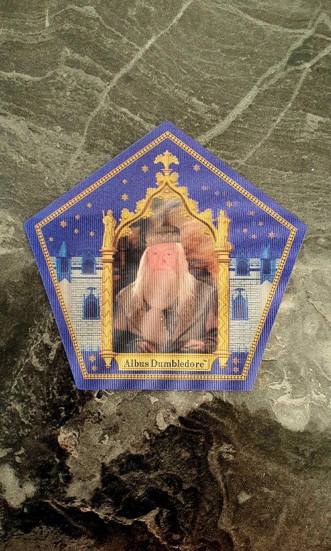 Albus Dumbledore Harry Potter Chocolate Frog Wizard Card UNIVERSAL ...
