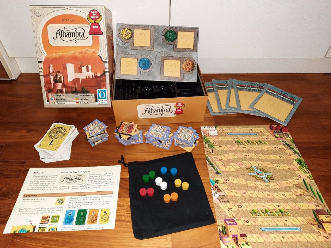 Alhambra (2003) Family Board Game, Hobbies & Toys, Toys & Games on ...