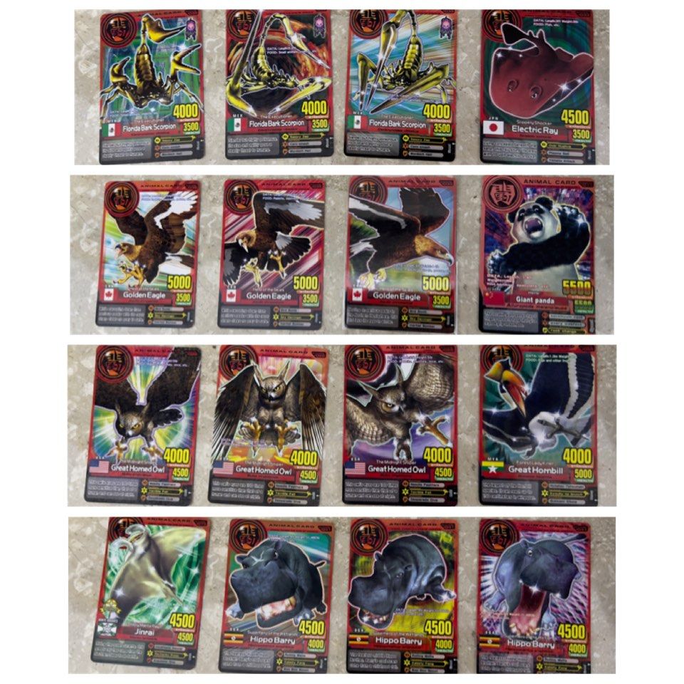 Animal Kaiser Cards, Hobbies & Toys, Toys & Games on Carousell