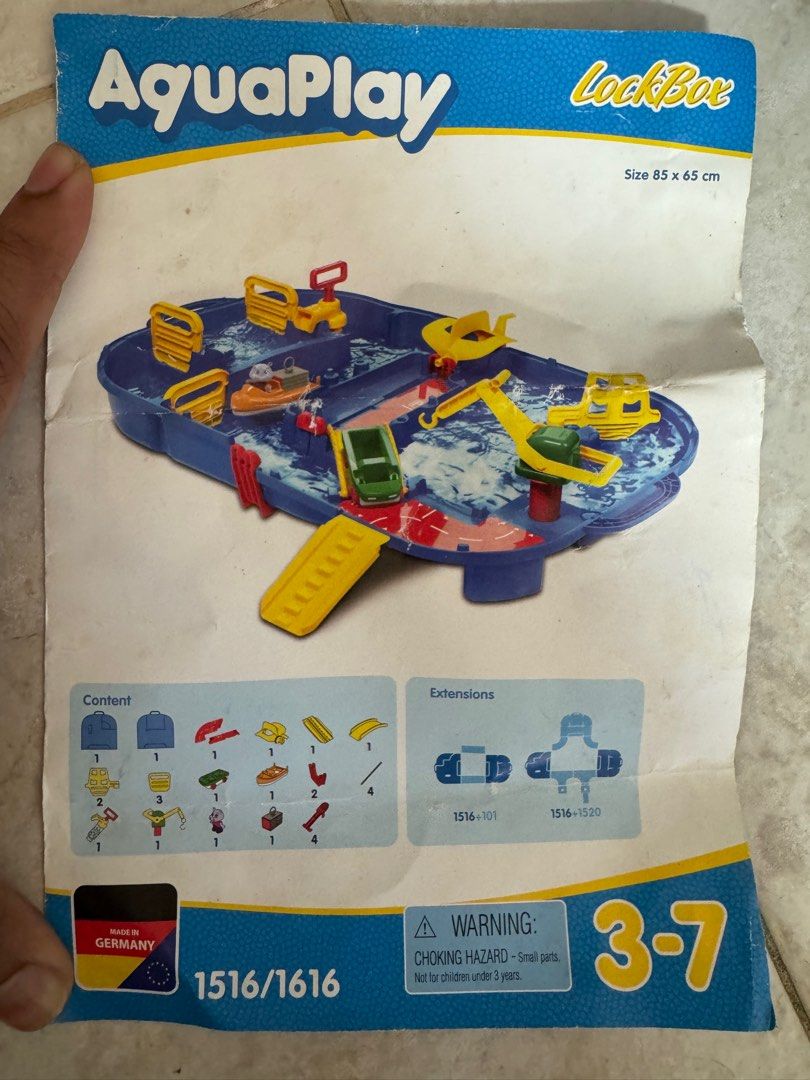Aquaplay lockbox water play set, Hobbies & Toys, Toys & Games on Carousell