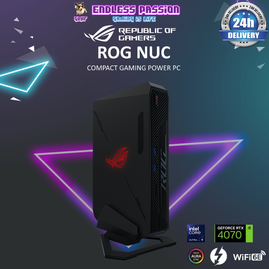 Asus ROG NUC Compact Gaming Desktop - In 2 Different Prebuilts ...