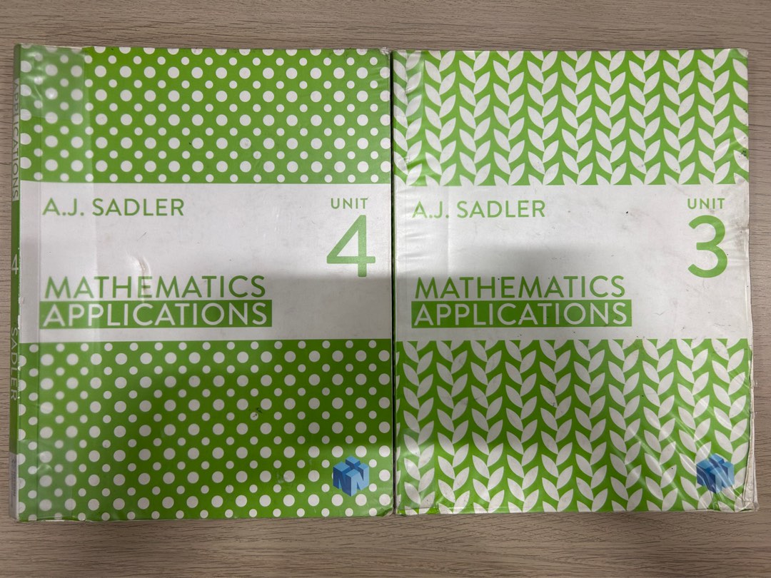 Ausmat Mathematics Applications Maa Unit 3 And 4 Textbook By Aj Sadler Hobbies And Toys Books