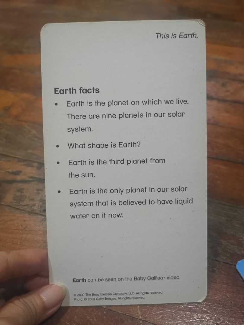 Baby einstein Nature discovery cards, Hobbies & Toys, Books & Magazines ...