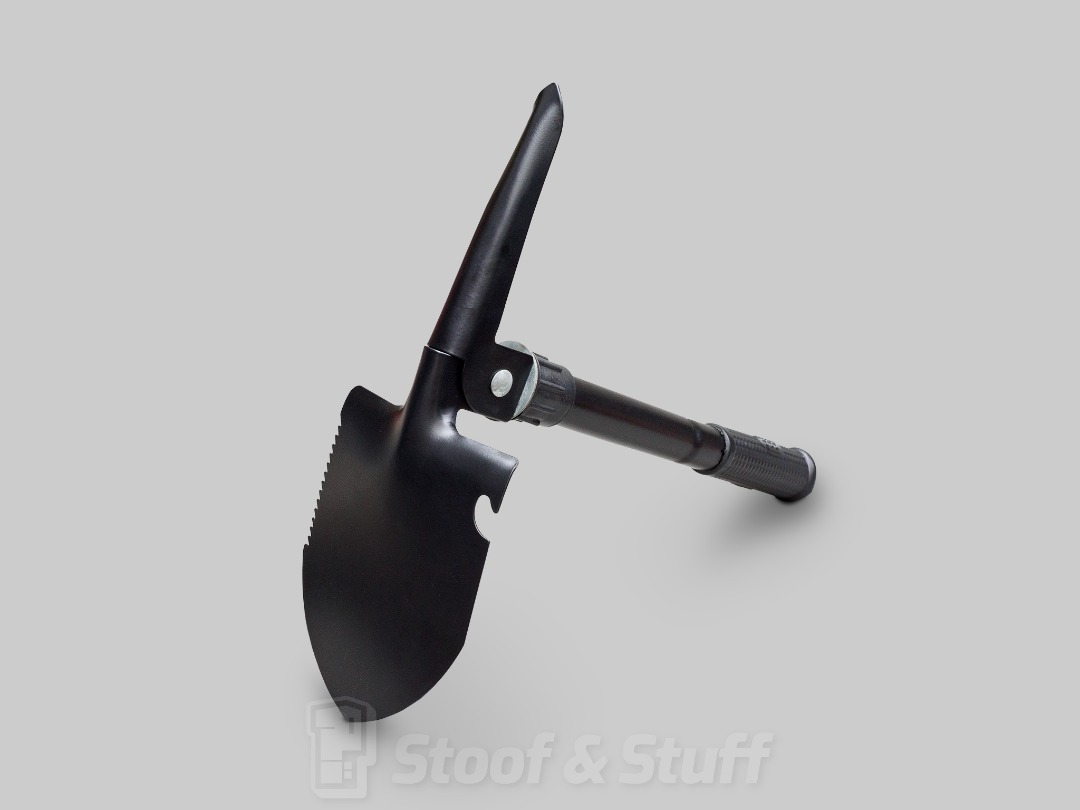 Basic Multipurpose Compact Shovel [ Multitool Spade Pickaxe Hoe Saw ...