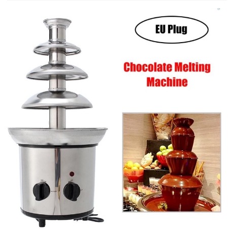 Big Chocolate Fountain Chocolate Waterfall Melting Machine Stainless ...