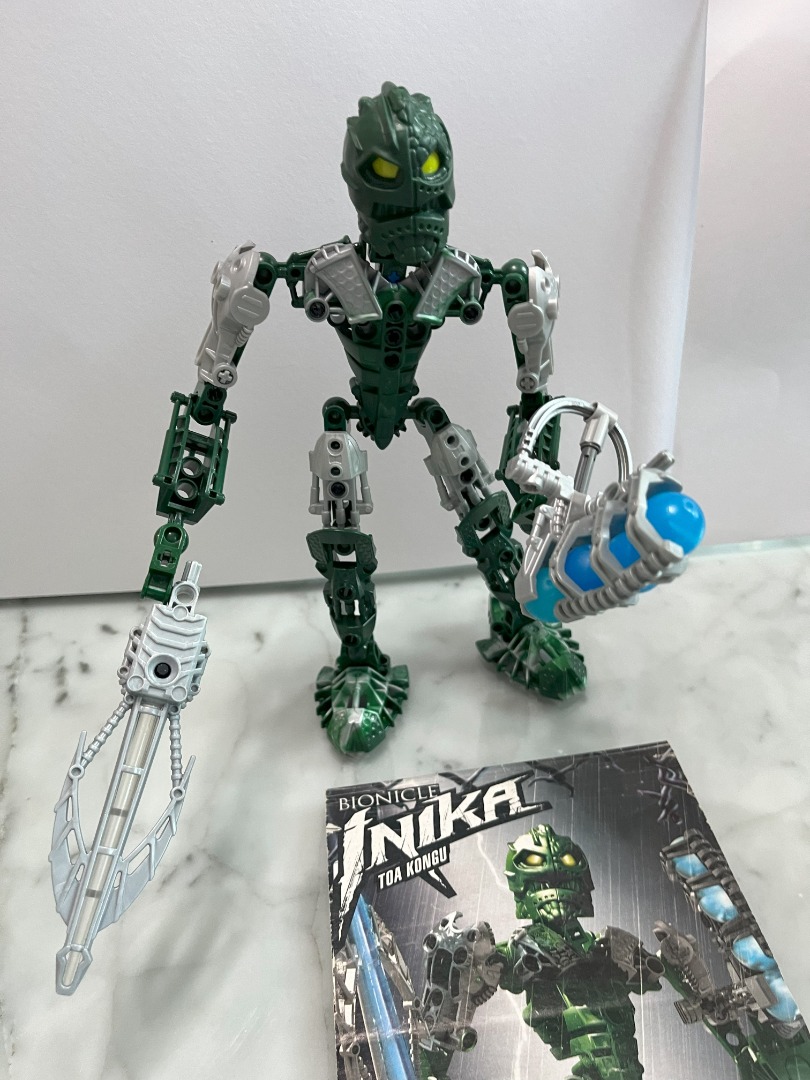 Bionicle Inika Toa Kongu set 8731, Hobbies & Toys, Toys & Games on ...