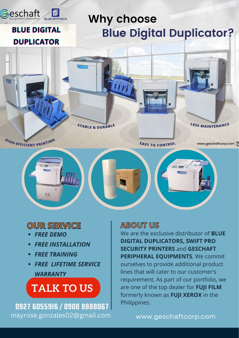 Duplicator, Duplicating Machine, Riso Machine, Computers & Tech ...