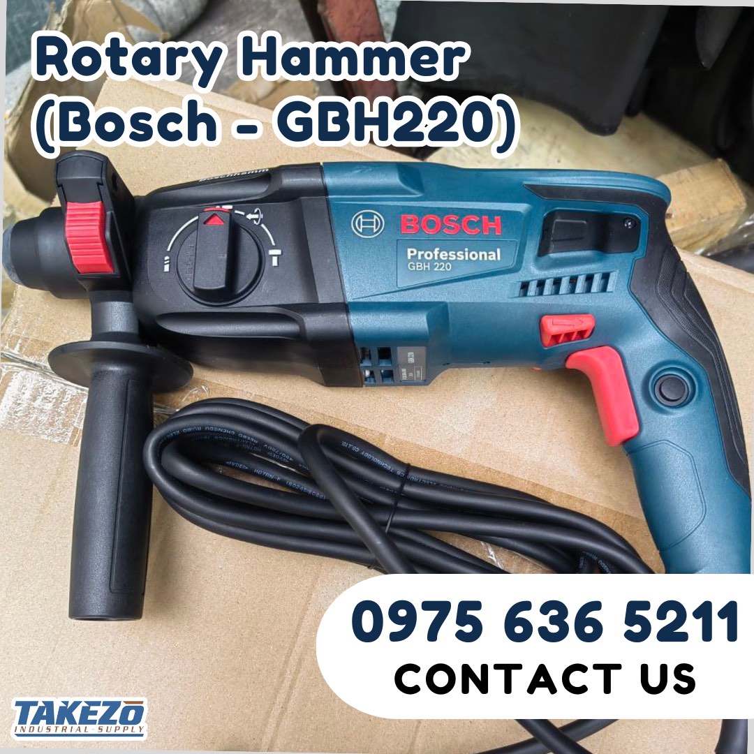 Bosch Rotary Hammer (GBH-220), Commercial & Industrial, Construction ...