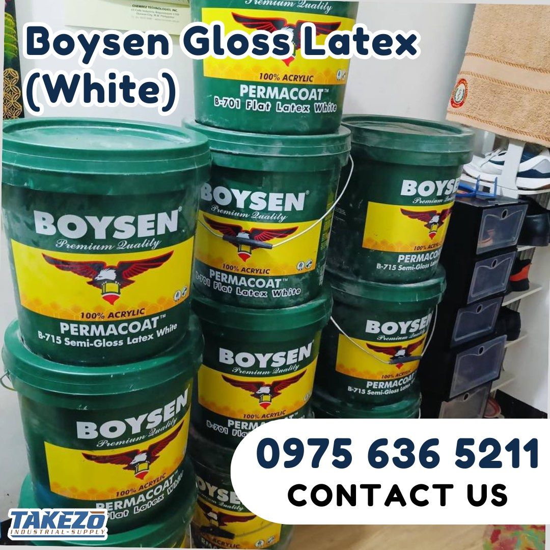 Boysen Gloss Latex (White), Commercial & Industrial, Construction ...