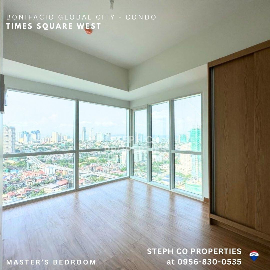 Brand New, Corner BGC 2 Bedroom at Times Square West, Bonifacio Global ...