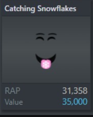 Catching SnowFlake Roblox Limited, Video Gaming, Video Games, Others on ...