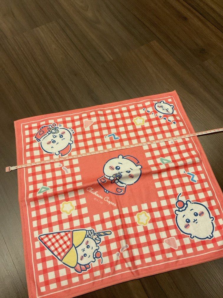 Chiikawa crepes face towel, Furniture & Home Living, Bedding & Towels ...