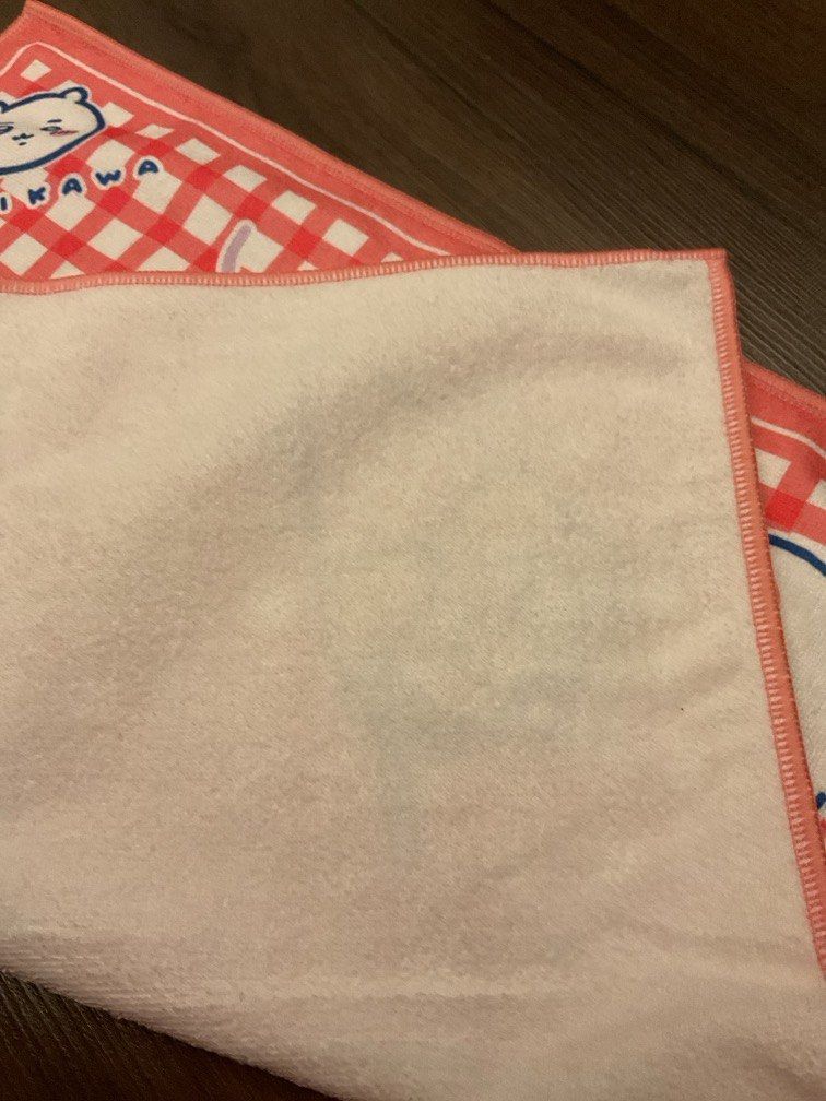 Chiikawa crepes face towel, Furniture & Home Living, Bedding & Towels ...