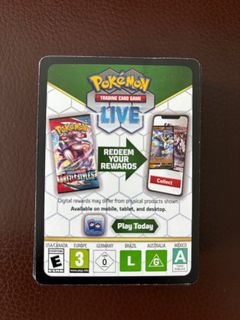 100 pokemon TCG code cards, Hobbies & Toys, Toys & Games on Carousell
