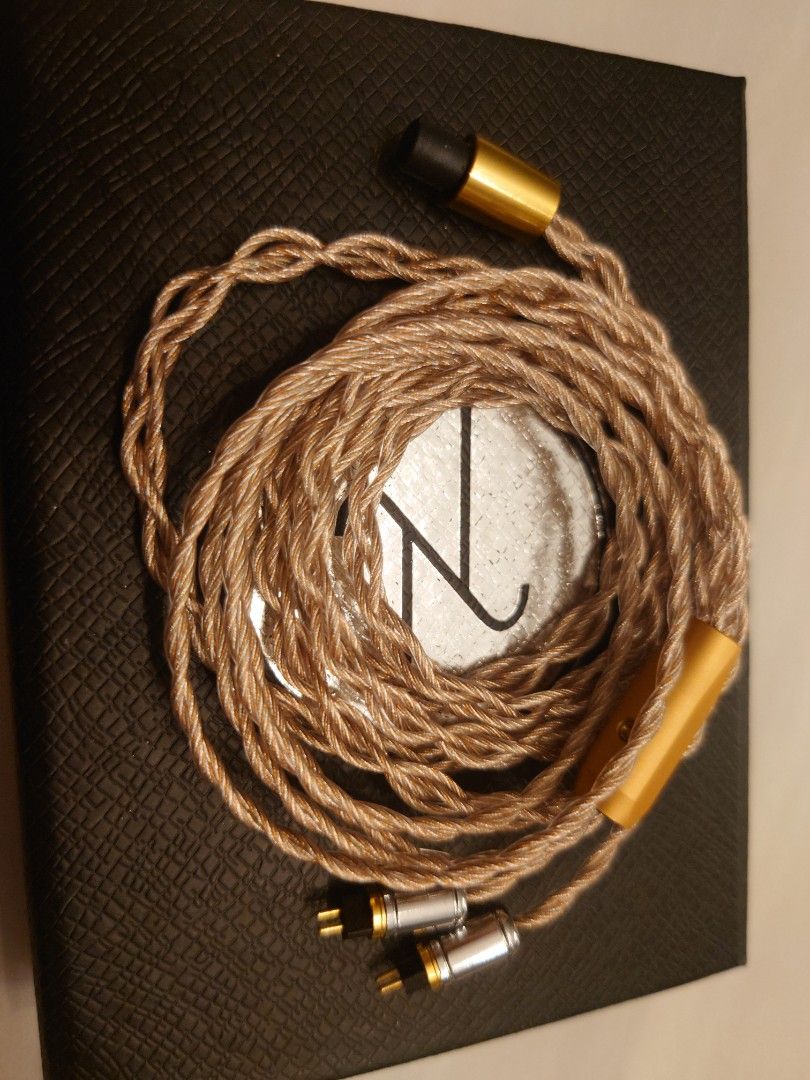 Cross Lambda Stardust and Palladium Dimension custom iem cable ciem dap, Audio, Earphones on ...