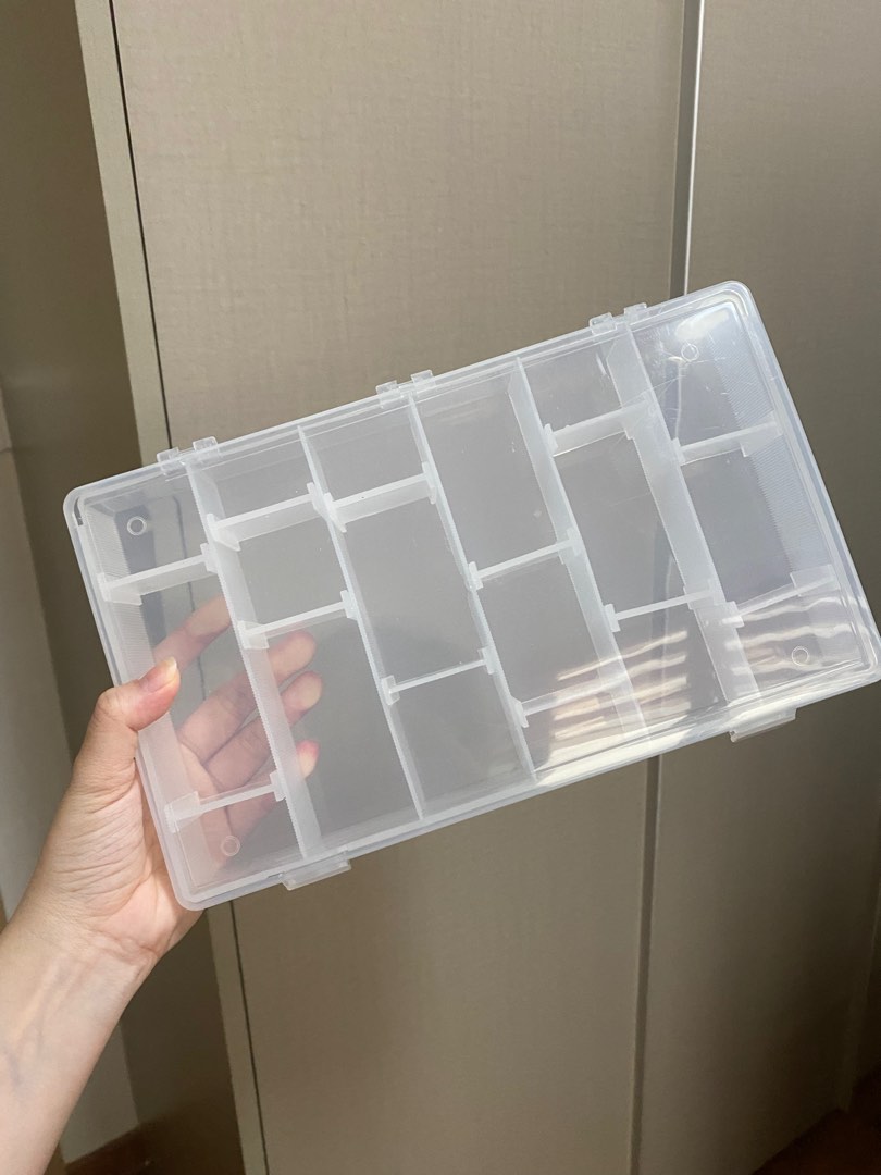 Daiso Divider Storage Box, Furniture & Home Living, Home Improvement ...