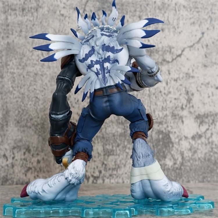 Digimon WereGarurumon PVC Figure Statue Garurumon wargreymon MetalGarurumon Omnimon Omegamon ...