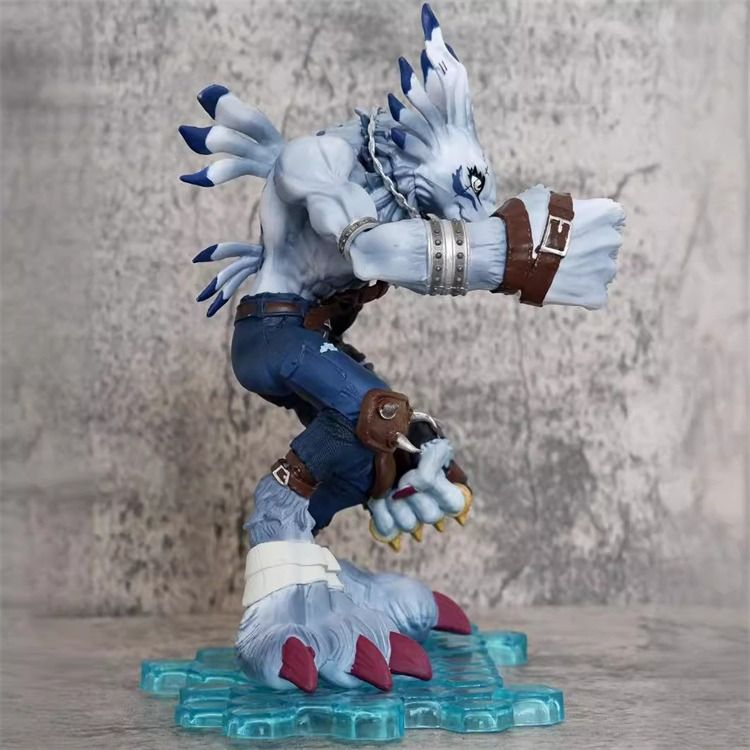 Digimon WereGarurumon PVC Figure Statue Garurumon wargreymon MetalGarurumon Omnimon Omegamon ...