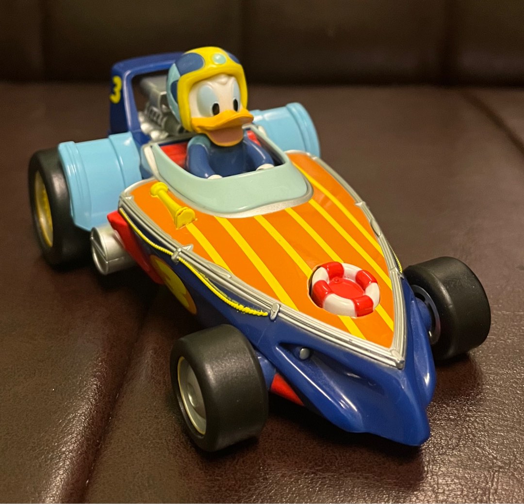 Disney Donald Duck Race Car Got Sound, Hobbies & Toys, Toys & Games on ...