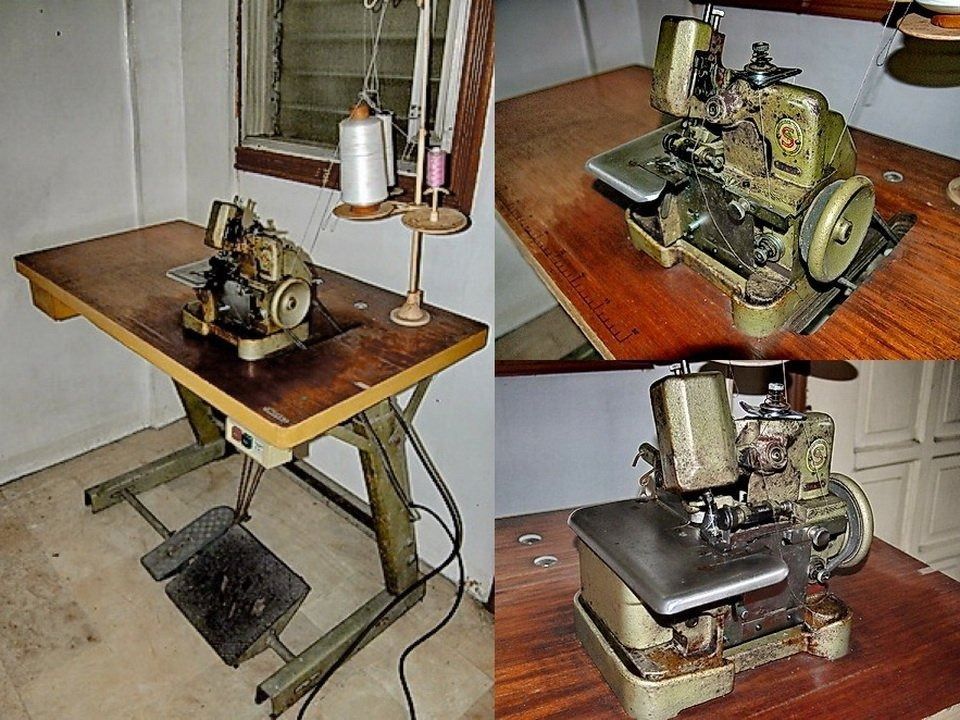 Edging Machine Overlocker Singer 3-thread made in Japan, Furniture ...