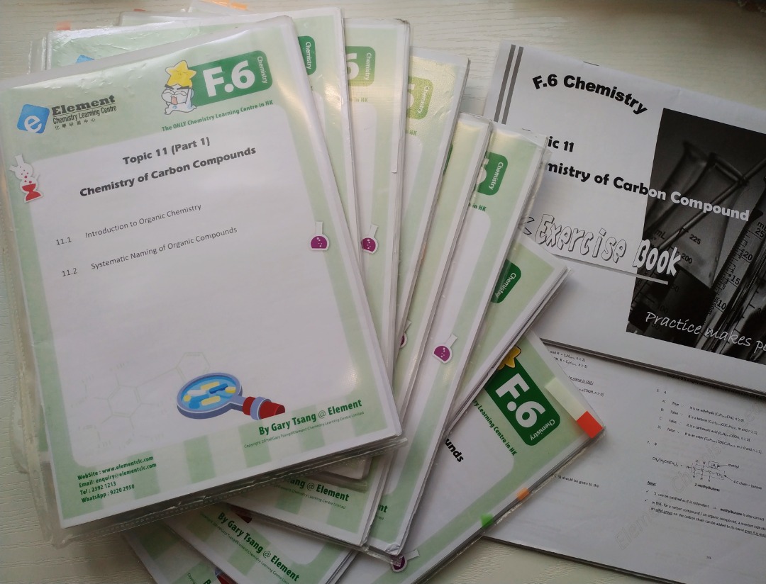 Element F6 Chemistry of Carbon compound-notes+exercise+詳盡answer, 興趣及遊戲 ...