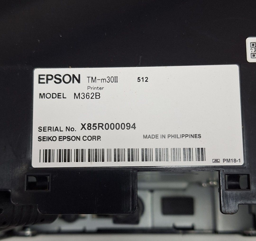 Epson TM-M30II M362B Ethernet Lan Bluetooth POS NFC USB Thermal ...