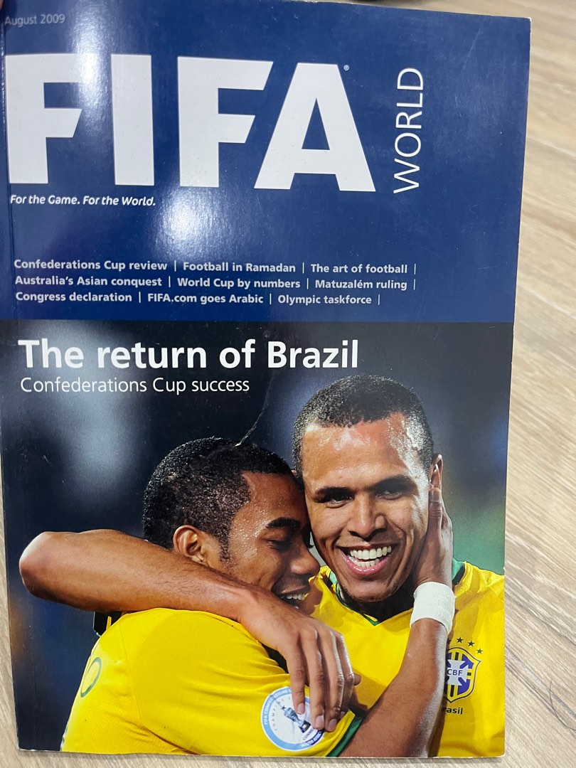FIFA Magazine August 2009, Hobbies & Toys, Books & Magazines, Magazines ...