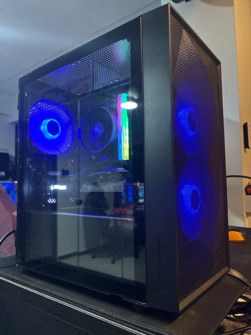 Gaming Desktop Computer PC CPU Processor RYZEN 5 Storage NVMe M.2 SSD ...