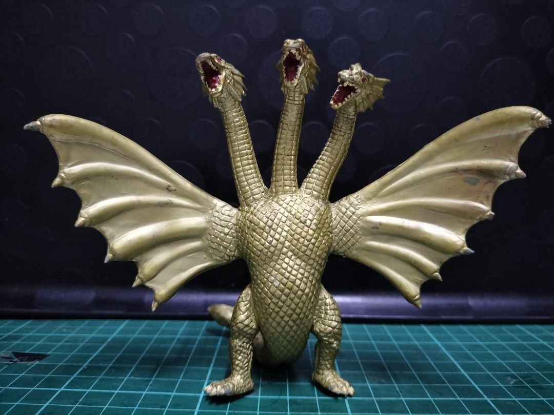 Vintage 1994 Godzilla King of Monsters-King Ghidorah Bendable Figure ...