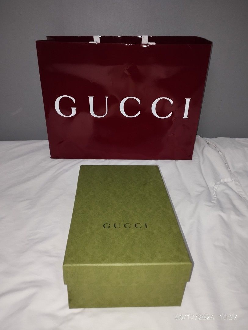 GUCCI box with paper bag, Luxury, Accessories on Carousell