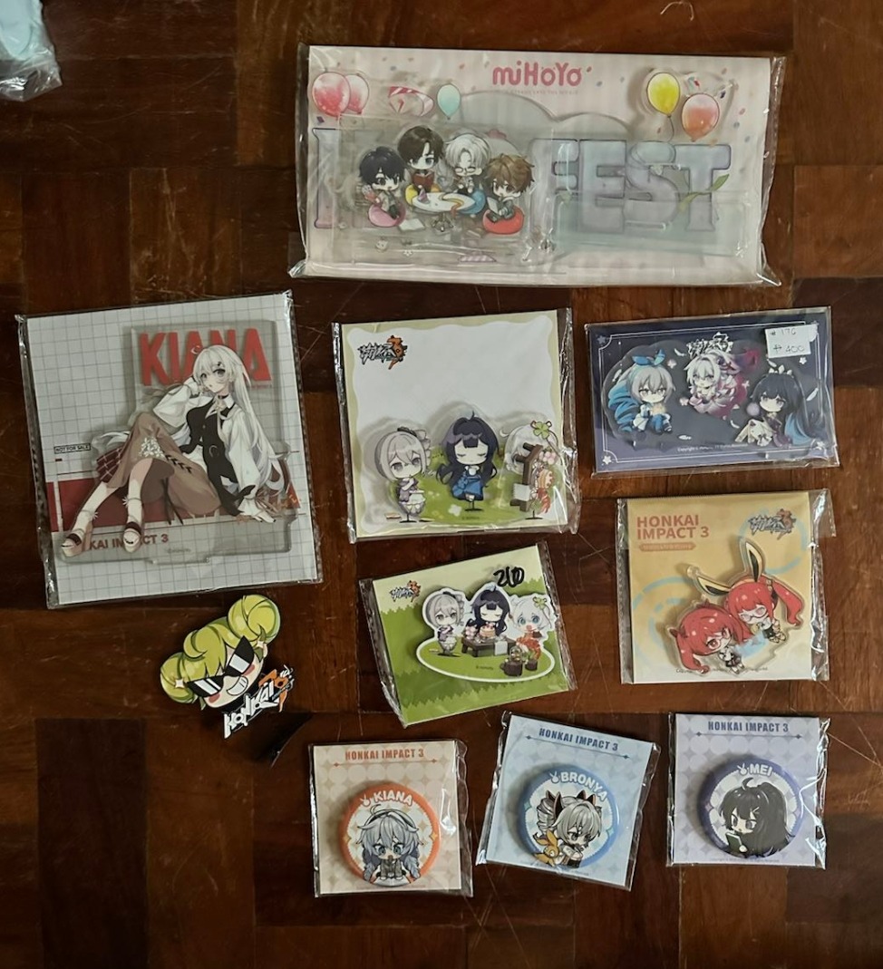 Honkai Impact 3rd Mini Set B (Super savings!) Merchandise ALL BRAND NEW ...