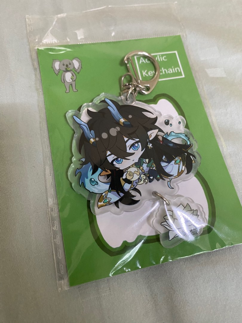 Honkai Rail Stat Dan Heng Inhibitor Lunae Keychain, Hobbies & Toys ...