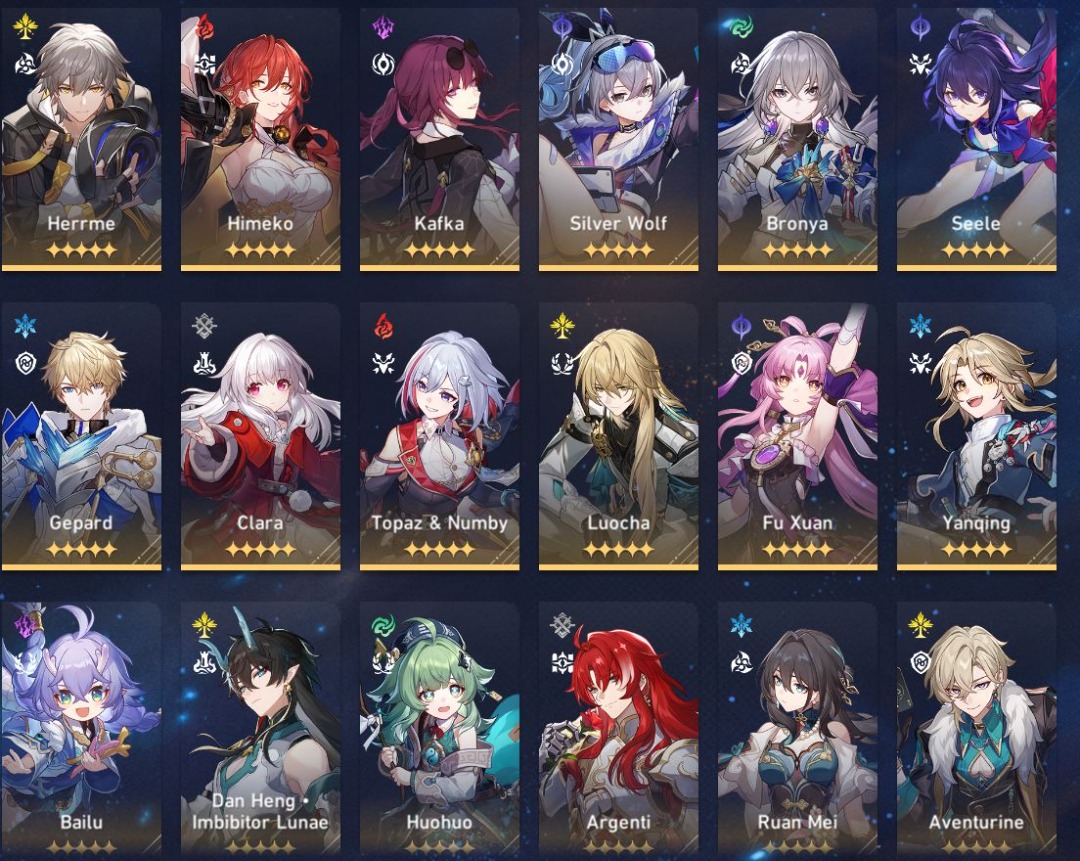 Honkai star rail stacked collector account (firefly obtained) + free ...