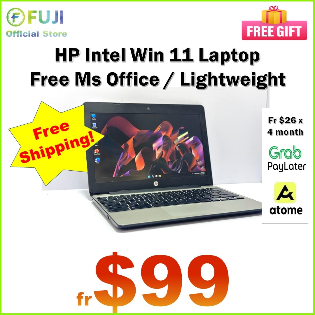 HP Intel Win 11 Laptop - Free MS Office - Windows 11 - Cheapest HP ...