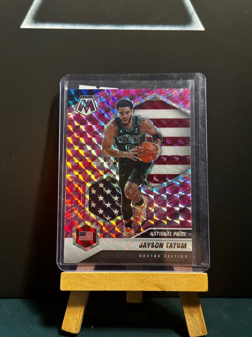 Jayson Tatum NBA Pink Mosaic National Pride Card, Hobbies & Toys, Toys ...