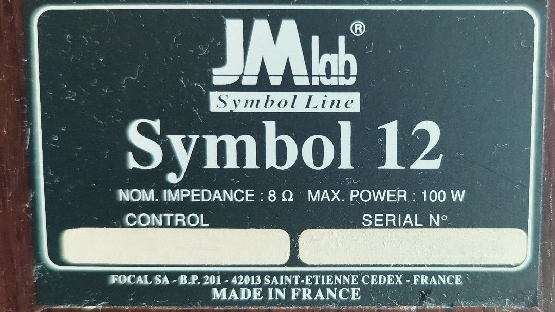 JMLab Symbol 12 crossover.Circuit, Audio, Soundbars, Speakers ...