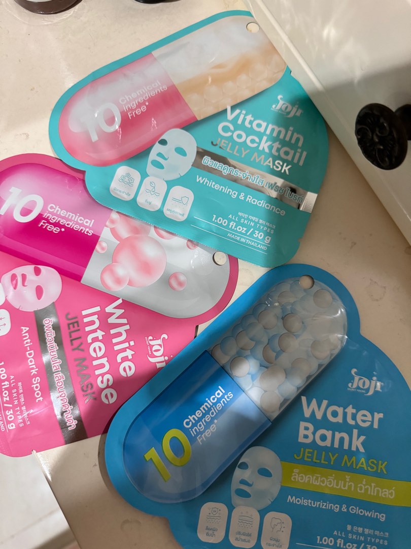 Joji Face Jelly Mask, Sheet Mask Thailand, Kesehatan & Kecantikan ...