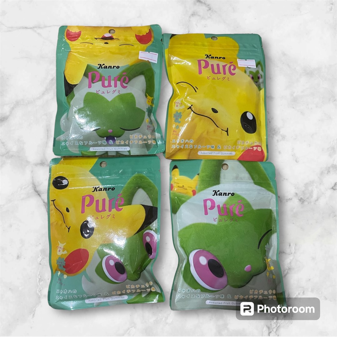 Kanro Pure Pokemon Gummies, Food & Drinks, Other Food & Drinks on Carousell